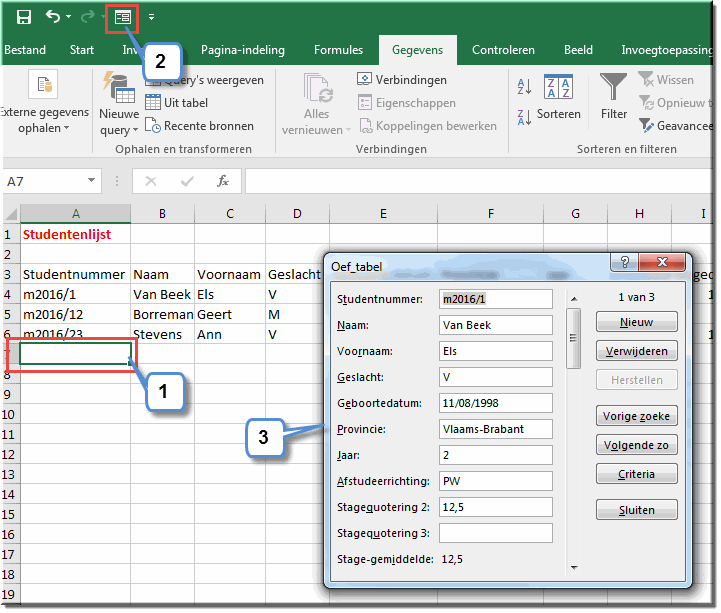 MS Excel 2016